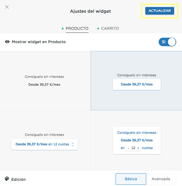 Nuevos widgets de Aplazame | Aplazame - Aplazame